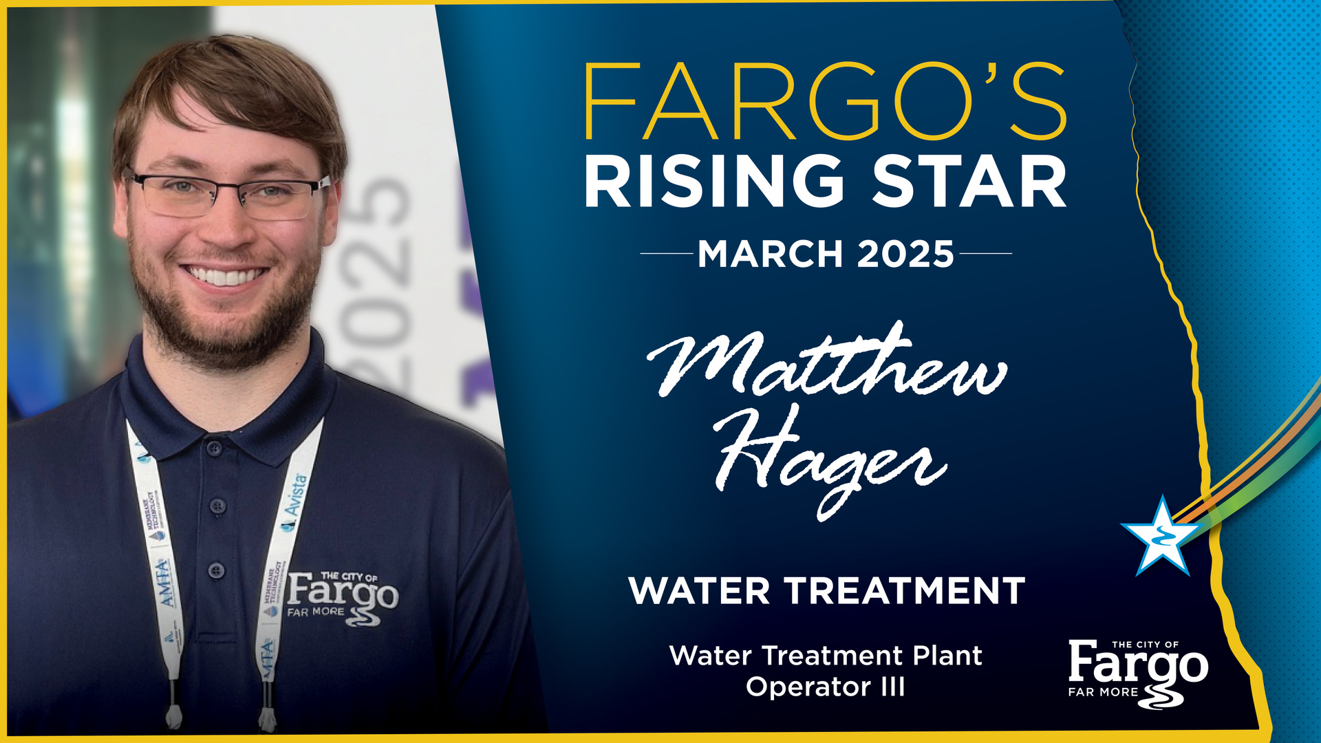 The City of Fargo - Rising Star Award Recipient - Matt Hager