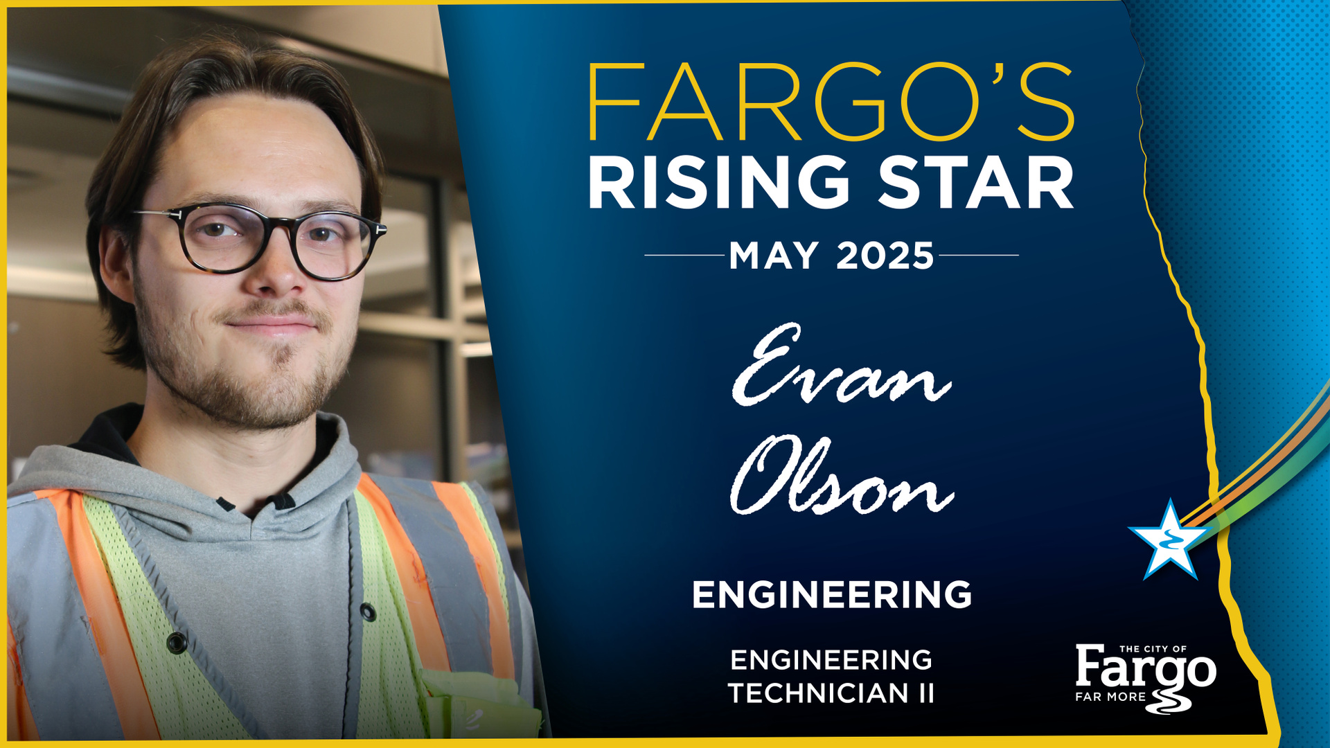 The City of Fargo - Rising Star Award Recipient - Evan Olson