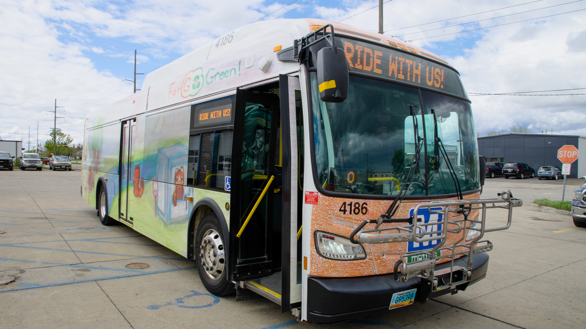 The City of Fargo - Far "Go" Green MATBUS Student Artwork Wrap